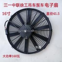 China Sanyi Zhonglian g Large Cooling Fan Hydraulic Oil Radiator Electronic Fan for Construction Machinery Parts Crane Pump Truck for sale