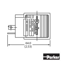 China Zoomlioon New Parker Electromagnetic Proportional Pressure Relief Valve GTP02340301N Spool Coil Pump Truck Displacement Valve for sale