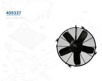 China New Italian SPAL Imported 24V Cooling Fan Zoomlioon Pump Truck for sale