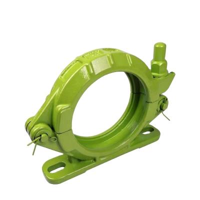 China New DN125 Two Holes with Seat Tube Card Aurora Green ZL Concrete Pump Truck Part for sale