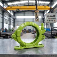 China New DN125 Two Holes with Seat Tube Card Aurora Green ZL Concrete Pump Truck Part for sale