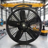 China New Zoomlioon Putzmeister Motor Fan Assembly-suction 5 Leaves Concrete Pump Parts 1 Year Warranty for sale