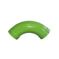 China DN125 Double-Layer Cast Steel Pump Pipe 275 90° Alloy Wear-Resistant Bending Parts for Concrete Construction Machinery for sale