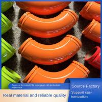 China DN125 Double-Layer Cast Steel Pump Pipe 275 90° Alloy Wear-Resistant Bending Parts for Concrete Construction Machinery for sale