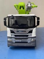 China Tongming Heavy Duty Pump Truck Model Lingyun 1:38 62X-6RZ Alloy Simulation Model for sale