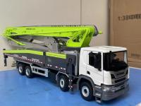 China Tongming Heavy Duty Pump Truck Model Lingyun 1:38 62X-6RZ Alloy Simulation Model for sale