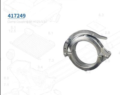 China Direct Sales 50/80/100 Forged Quick Pipe Clamp  Schwing Pump Truck Special 150 Wedge-shaped Clamp in Stock  Putzmeister for sale