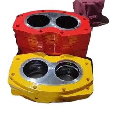 China Wholesale New Condition DN145 Putzmeister Alloy Cutting Ring Eyeglass Plate Customizable Construction Machinery Parts for for sale