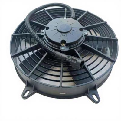 China Tongming Crane Hydraulic Oil Radiator Fan 24V Blowing China Hunan Tested & Certified for sale