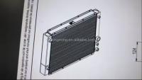 China Parker Sanyi 60342448 Dedicated Panel Evaporator Cooler 505414041011 Oil Cooler Parts for Construction Machinery for Engineering for sale
