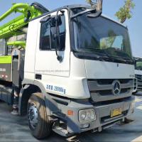 China Used 2011 Zoomlion 38m 29 Ton Truck Mounted Concrete Pump Diesel Power with Actros 3341 Chassis for sale