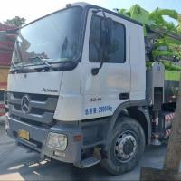 China Used 2011 Zoomlion 38m 29 Ton Truck Mounted Concrete Pump Diesel Power with Actros 3341 Chassis for sale