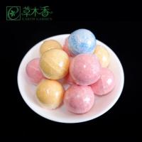 China Rose Essential Oil Bath Salt Ball Pure Natural Plant Extraction Bubble Bath Ball for sale
