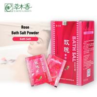 China Silky Skin Foot Bath Salt Rose Floral Bath Salt Relaxing Moisturizing Sleep Aid for sale