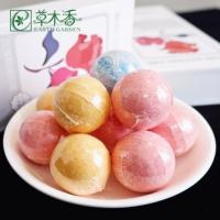 China Colorful Rose Scented Bath Bombs Moisturizing Foot Spa Bath Bomb 30g×12PCS for sale
