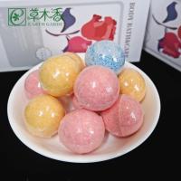 China Organic Rose Bath Bombs With Essential Oils For Sensitive Skin Relax Body And Mind for sale