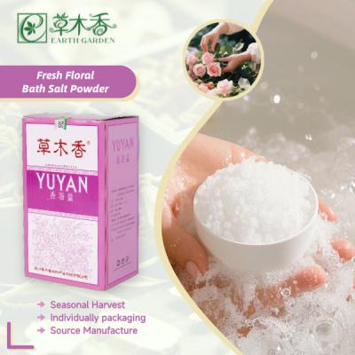 China Hydrating Milk Flower Bath Spa Salts Relaxation Relaxing Aromatherapy Foot Bath Soak for sale