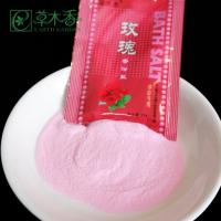 China Floral Rose Bath Crystals Spa Grade Herbal Bath Products With Essential Moisturize for sale