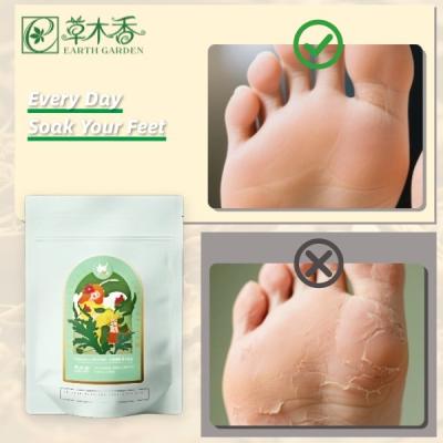 China Herbal Meadow Foot Bath Soak 100% Botanical Detox Aiding Sleep Herbal Foot Bag for sale