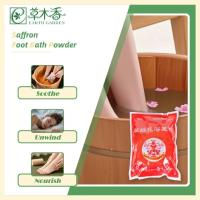 China 5g*100PCS Saffron Foot Bath Powder Healthy Circulation Herbal Foot Detox for sale