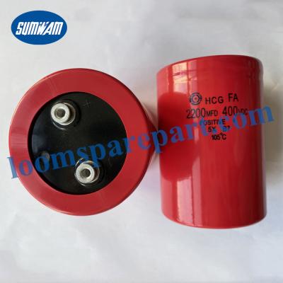 China Capacitor Picanol Loom Spare Parts 2200 MF 400V DC for sale