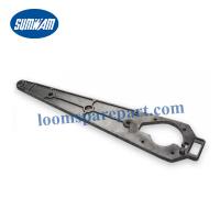 China BE151994 Picanol Loom Spare Parts Weft Selection Fixed Aluminum Plate 343X73X10MM for sale