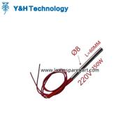 China THERMINAL HEATING TUBE D8 L=60MM 220V 150W FOR MOLD LABLE CUTTING FOLD MACHINE OEM-Standard High-Performance Quality-Tested  Spare Parts  YHT-0016 for sale