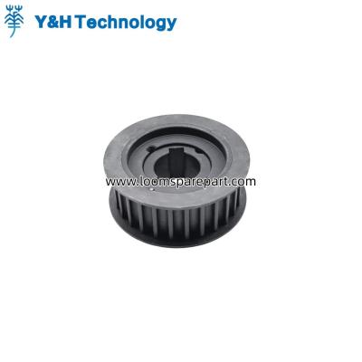 China Weft Selector Synchronous Belt Pulley Upper 27 Teeth PNO66114 For SMIT Loom Spare Parts for sale
