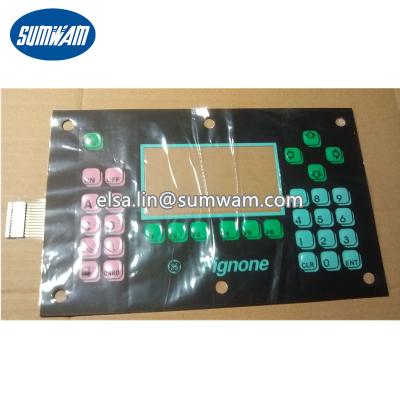 China Pignone Loom Machine Spare Parts FAST Keypad Membrane for sale