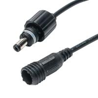 China Waterproof DC Power Extension Cable IP67 Rated 5.5x2.1mm 5.5x2.5mm 3.5x1.35mm for LED Lights for sale