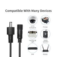 China Waterproof DC Power Extension Cable IP67 Rated 5.5x2.1mm 5.5x2.5mm 3.5x1.35mm for LED Lights for sale