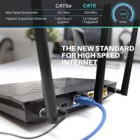 China Cat5 Cat5e Cat6 Cat7 Ethernet Network Cable 1m to 100m STP UTP RJ45 Patch Cord for Data Transfer for sale
