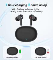 China TWS Wireless Earbuds with Noise Cancellation - 530mAh Battery, IPX5 Waterproof, 5-6 Hours Playtime for sale