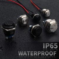 China 12mm to 40mm Push Button Switch with IP65 Waterproof Rating and 2 Million Cycle Life - Latching or Momentary Operation for sale