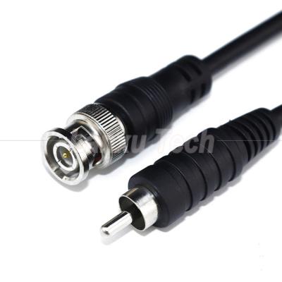 China BNC Male to RCA Male AV Extension Cable for CCTV Camera - 1m to 20m Length Options with OEM Service for sale