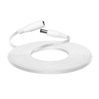 China 12V DC Power Extension Cable 1m-20m with 5.5x2.1mm Barrel Jack for CCTV Camera and LED Lighting for sale