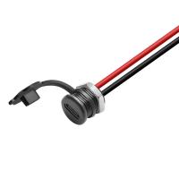 China IP67 IP68 Waterproof USB Type-C Female Socket to 2-Pin PH 2.0 XH 2.54 Connector Cable 10cm 3A Charging for sale