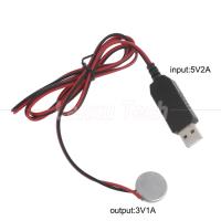 China USB 5V to 3V Battery Eliminator Cable for CR2032 Replacement - 1M Length with 3V/1A Output for sale