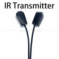 China 3.5mm Audio Jack IR Transmitter Receiver Extender Cable 1M Copper for TV Remote Control for sale