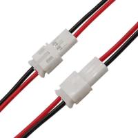 China JST PH 2.0 2-Pin Connector Cable with 2A Current Rating and 2.0mm Pitch for Battery Applications for sale