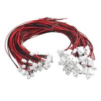 China Custom JST XH 2.54mm 2-Pin Wire Harness Cable with 2A Current Rating for Battery Applications for sale
