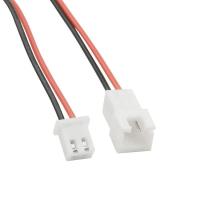 China Custom JST XH 2.54mm 2-Pin Wire Harness Cable with 2A Current Rating for Battery Applications for sale