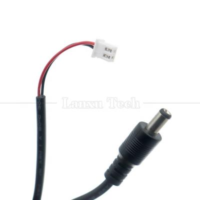 China Custom 5.5x2.1mm DC Barrel Jack to JST XH Female Connector Cable - 15cm to 1m Length, 5A Current Rating for sale