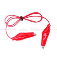 China 18AWG Alligator Clip Battery Test Cable 20cm to 10M Length Red Black Electrical Connectors for sale