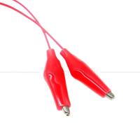 China 18AWG Alligator Clip Battery Test Cable 20cm to 10M Length Red Black Electrical Connectors for sale