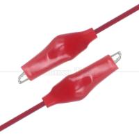 China 18AWG Alligator Clip Battery Test Cable 20cm to 10M Length Red Black Electrical Connectors for sale