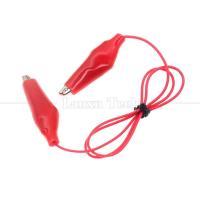 China 18AWG Alligator Clip Battery Test Cable 20cm to 10M Length Red Black Electrical Connectors for sale