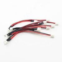 China Custom JST XH 2.54mm 1-to-2 Splitter Cable Assembly with 24AWG Wire and 4 Cores for Electronics for sale