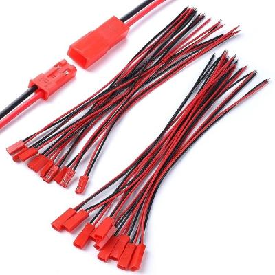 China 22AWG JST SYP RCY 2-Pin Connector Cable Harness with 10cm Length for LED Strips and Battery Connections for sale