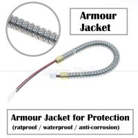 China Customization Stainless Sheath Jacket Tube USB DC JST PH XH Wire Harness Assembly Armoured Cable for sale